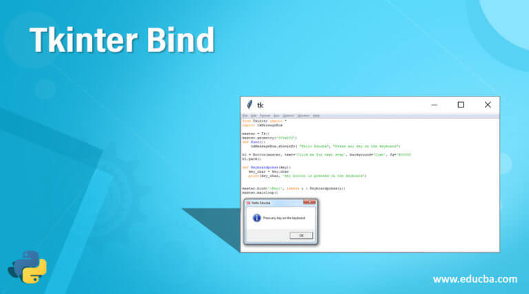 Tkinter Bind Working Of Tkinter Bind In Python With Examples