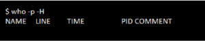 WHO Command in Unix | How does WHO Command Work in Unix?