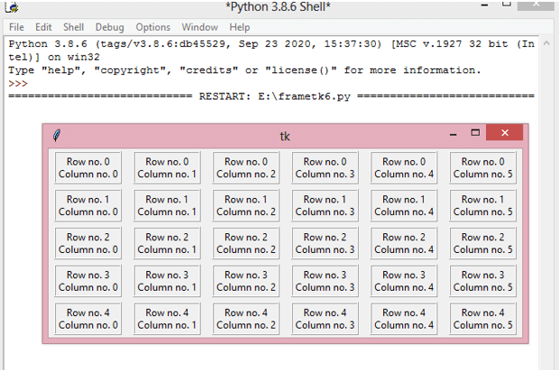 Tkinter Table How Tkinter In Python GUI Works With Examples 