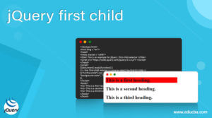 jQuery first child | Guide to Examples of jQuery first child