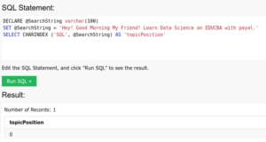 Charindex SQL | Working and examples of Charindex SQL