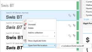 CorelDRAW fonts | Different steps of CorelDRAW fonts