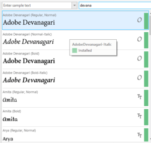 CorelDRAW fonts | Different steps of CorelDRAW fonts
