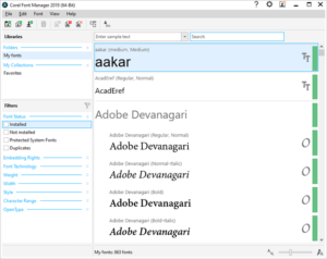 CorelDRAW fonts | Different steps of CorelDRAW fonts