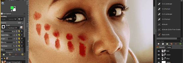 GIMP healing tool | How to use Healing Brush Tool in GIMP?