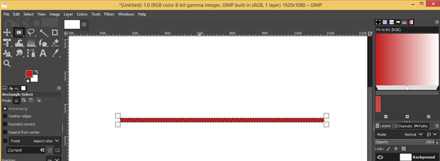 GIMP line tool | Learn the Different Tools of GIMP line