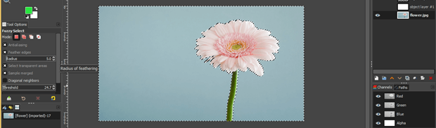 GIMP magic wand tool | How to use the Magic Wand tool?