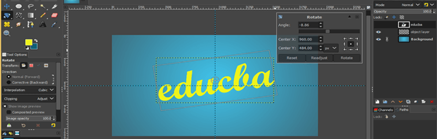 GIMP text shadow | Learn How to create Text Shadow in GIMP?