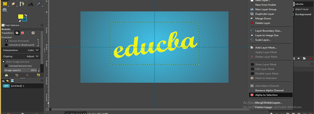 GIMP text shadow | Learn How to create Text Shadow in GIMP?