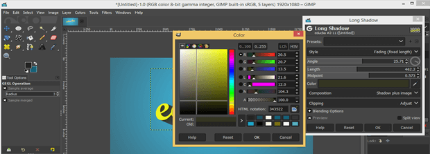 GIMP text shadow | Learn How to create Text Shadow in GIMP?