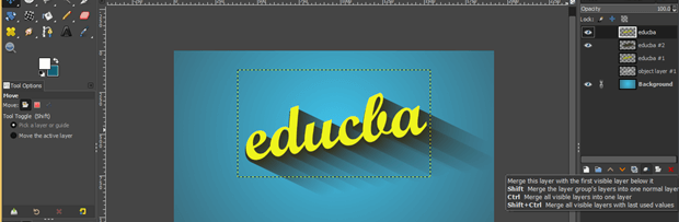 GIMP text shadow | Learn How to create Text Shadow in GIMP?