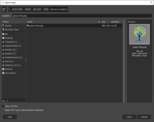 GIMP vector graphics | Different Steps of GIMP vector graphics