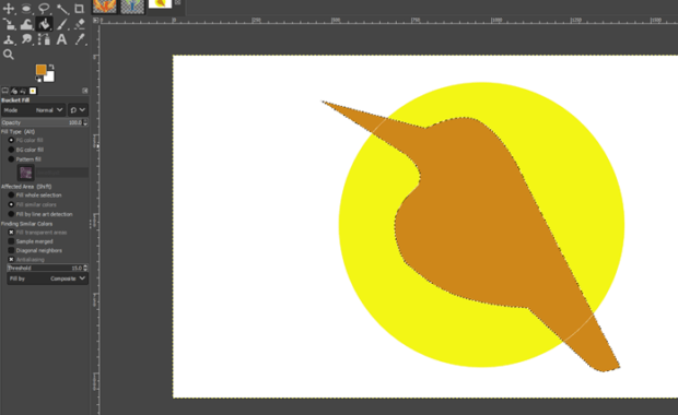 GIMP vector graphics | Different Steps of GIMP vector graphics