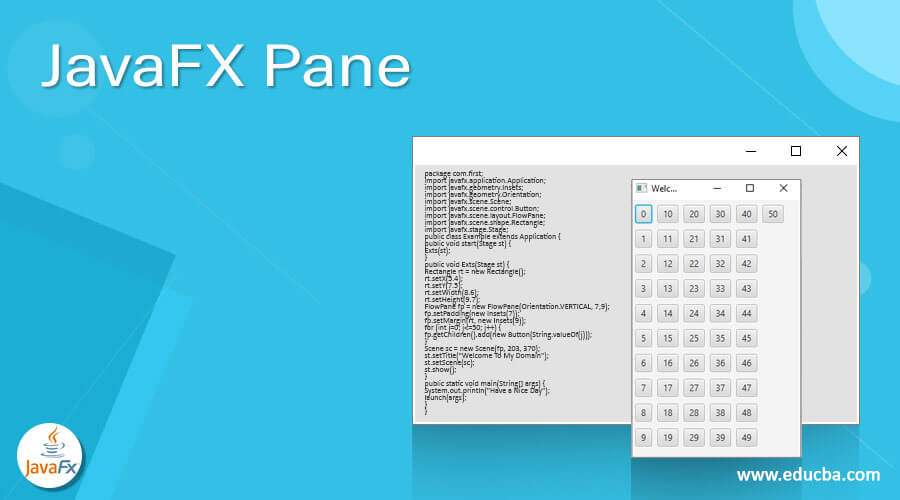 JavaFX Pane How JavaFX Pane Function Works With Examples 