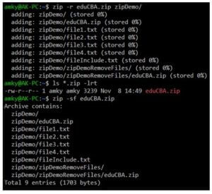Linux Zip Multiple Files | How to Zip Multiple Files in Linux with ...