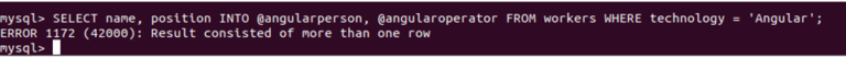 Mysql Select Into Variable Working Of Mysql Select Into Variable
