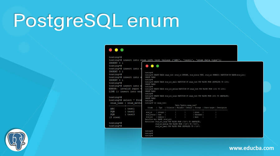 PostgreSQL Enum How Enum Works In PostgreSQL Examples 
