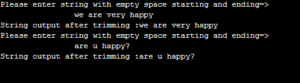 trim() Function in Java | How does the trim() Method work?