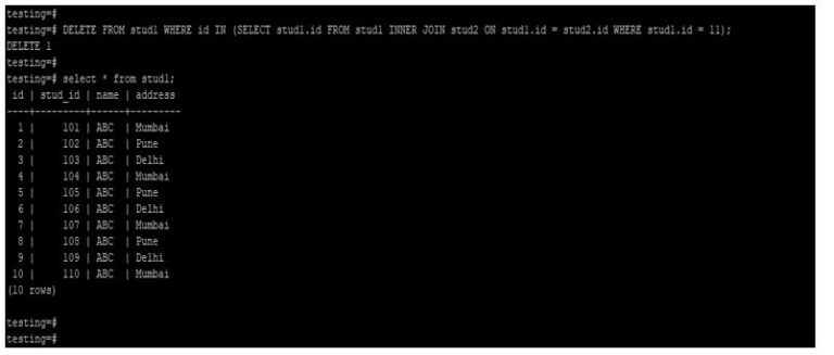 Postgresql Delete Join Quick Glance On Postgresql Delete Join