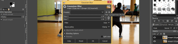 Blur Effect in GIMP | Illustrations to create Blur Effect in GIMP