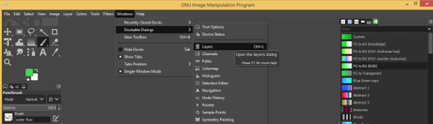 GIMP Layers | Parameters and Features of the Layers Panel of GIMP