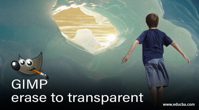 GIMP erase to transparent | How to ‘Erase to transparent’ process in GIMP