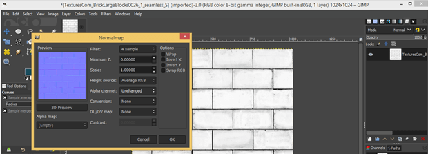 GIMP normal map | How to perform Normal Map in GIMP?