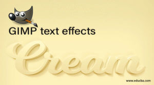 GIMP text effects | Different Steps of GIMP text effects