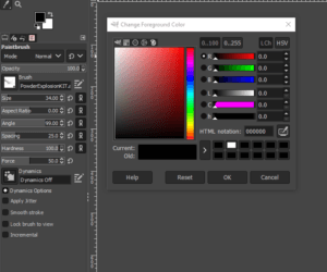 GIMP text effects | Different Steps of GIMP text effects