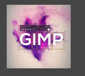 GIMP text effects | Different Steps of GIMP text effects