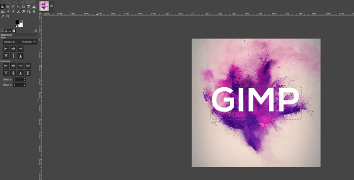 GIMP Text Effects Different Steps Of GIMP Text Effects