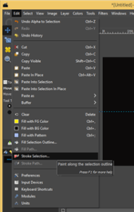 GIMP text outline | Learn How to create Text Outline in GIMP?