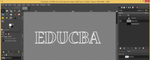 GIMP text outline | Learn How to create Text Outline in GIMP?