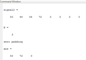 Matlab zero padding | Learn how zero command is used to padd data?