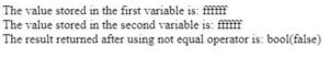 PHP not equal | Working and examples of not equal Operator in PHP
