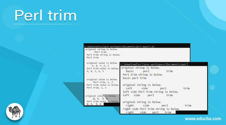Perl Trim Learn How Does The Trim Function Works In Perl 