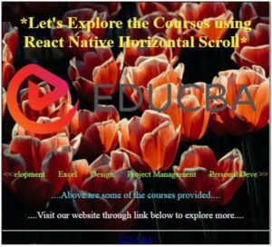 React Native Horizontal Scroll | Examples of React Native Horizontal Scroll