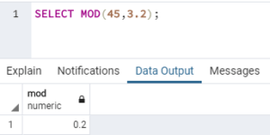 SQL MOD() | A Quick Glance of SQL MOD() with Examples