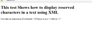 XML reserved characters | How to use reserved characters in XML?