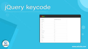 jQuery keycode | KeyCodes Table and Examples of jQuery keycode