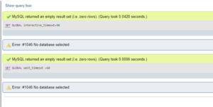 MariaDB wait_timeout | Controlling and Managing the Serve Operations