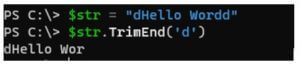 PowerShell Trim | How Trim Function Works in PowerShell | Examples