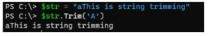 PowerShell Trim | How Trim Function Works in PowerShell | Examples