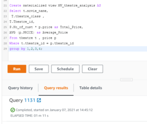 Redshift materialized views | Learn How Materialized View works?
