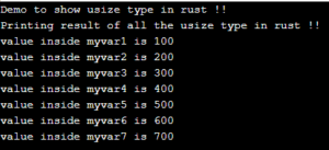 Rust usize | Learn How usize function works in Rust?