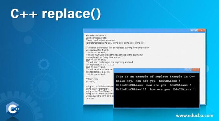 C Replace How Does C Replace Work With Examples