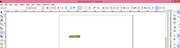 Inkscape text | Learn the text and text tools in different points