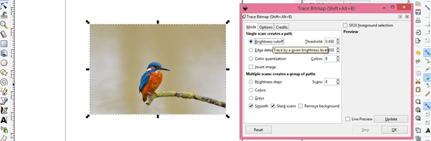Inkscape Trace Bitmap Learn How To Trace Bitmap In Inkscape