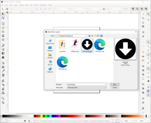 Inkscape transparent background | how to make transparent background?