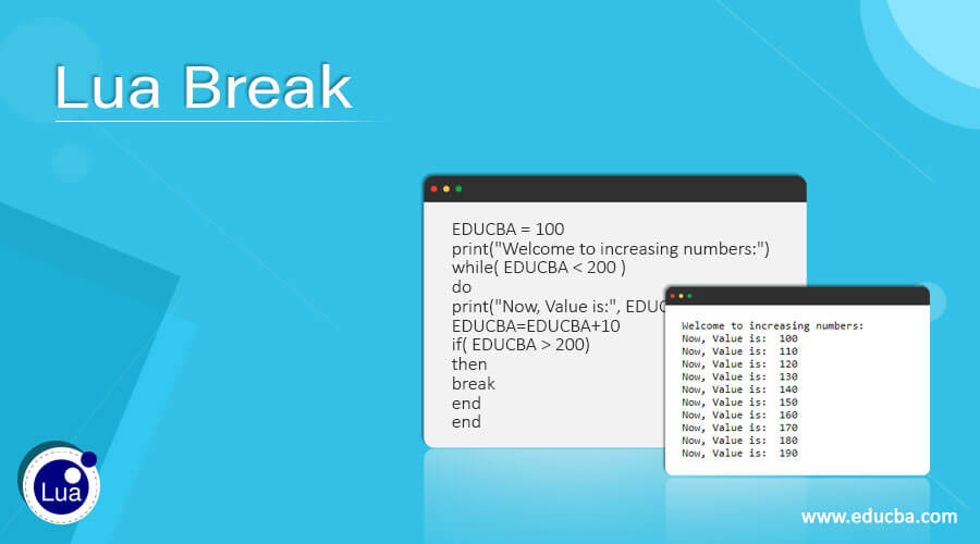 Lua Break How Break Statement Works In Lua With Examples 